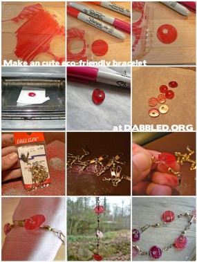 How to Make a Lovely Eco-Friendly Disc Bracelet – Dabbled