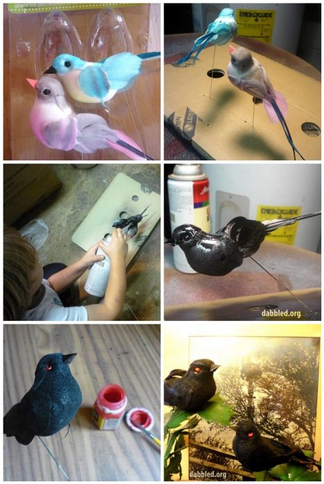 Halloween Decor: Make Creepy Blackbirds! – Dabbled